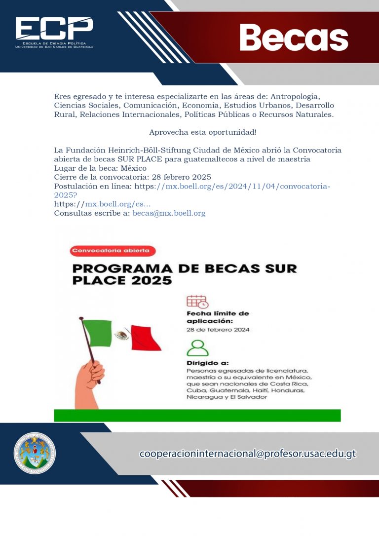USAC-ECP – Escuela de Ciencia Política | Universidad de San Carlos de Guatemala